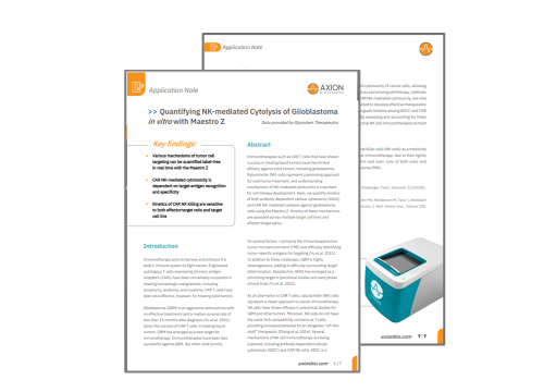 Application Note | Axion Biosystems